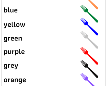 Color Words Matching with Phone For Kindergarten, Matching Activity For ...