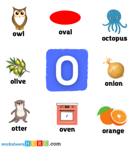 Start with Letter O Words with Pictures, Alphabets O Vocabulary with ...